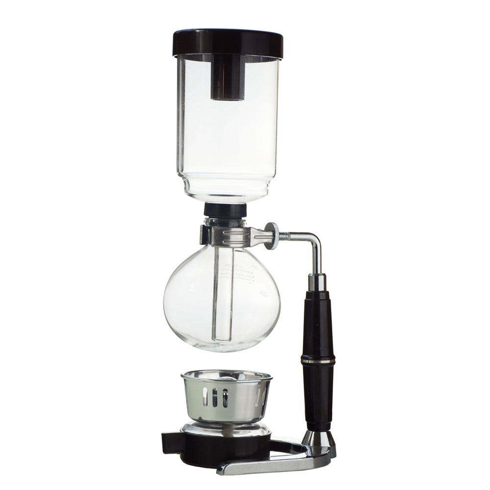 Coffee Syphon with Alcohol Burner Stainless Steel & Heat Resistant Gla