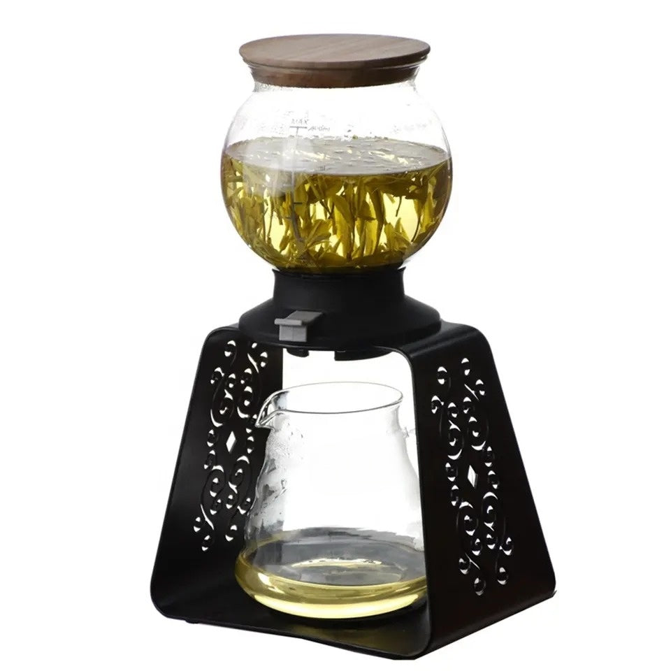 800ml Dutch Style Portable Ice Cold Brew Drip Coffee Maker - Brewing E